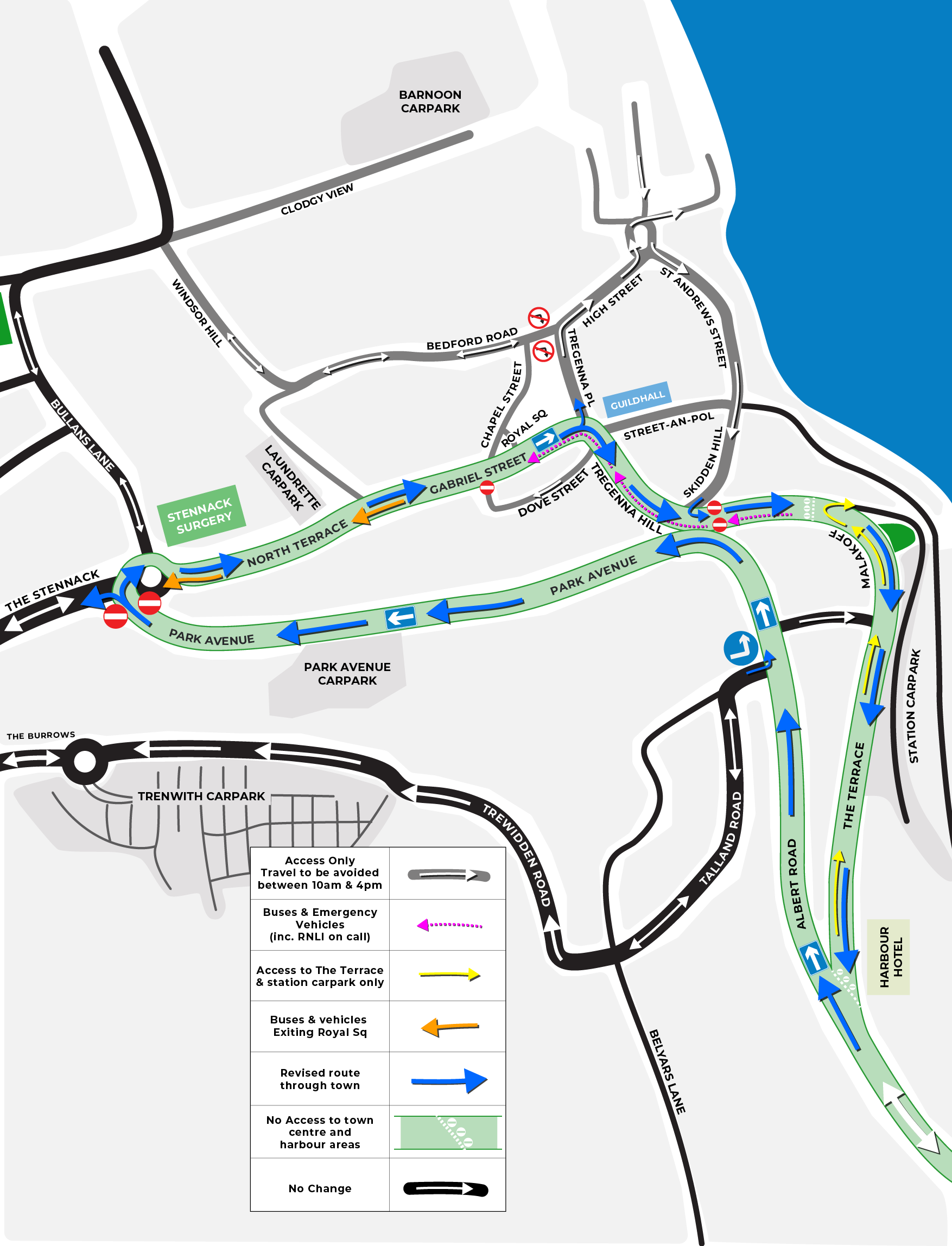New road layout in St ives